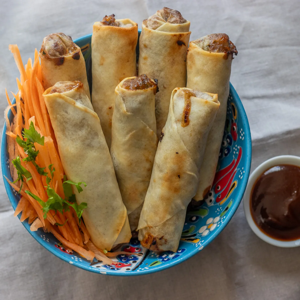 Crispy Air Fryer Duck Spring Rolls - My Best Air Fryer Recipes